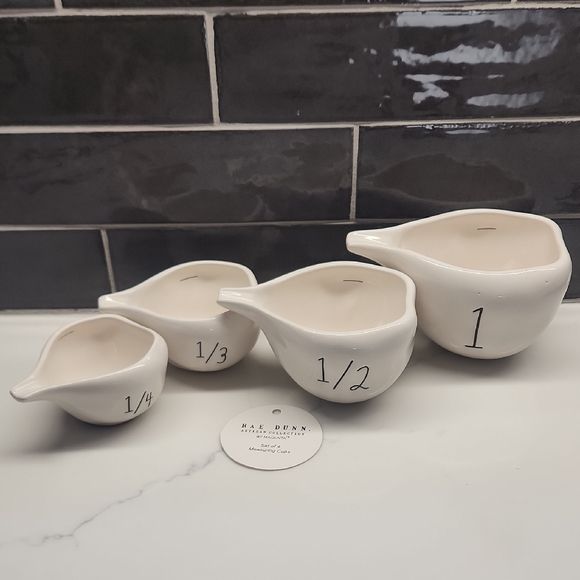 Rae Dunn | Art | Rae Dunn Measuring Cups Set Nwt | Poshmark